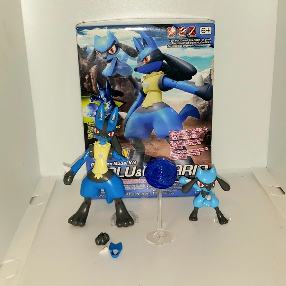 Toys | Pokemon Bandai Model Riolu Lucario See Description | Poshmark